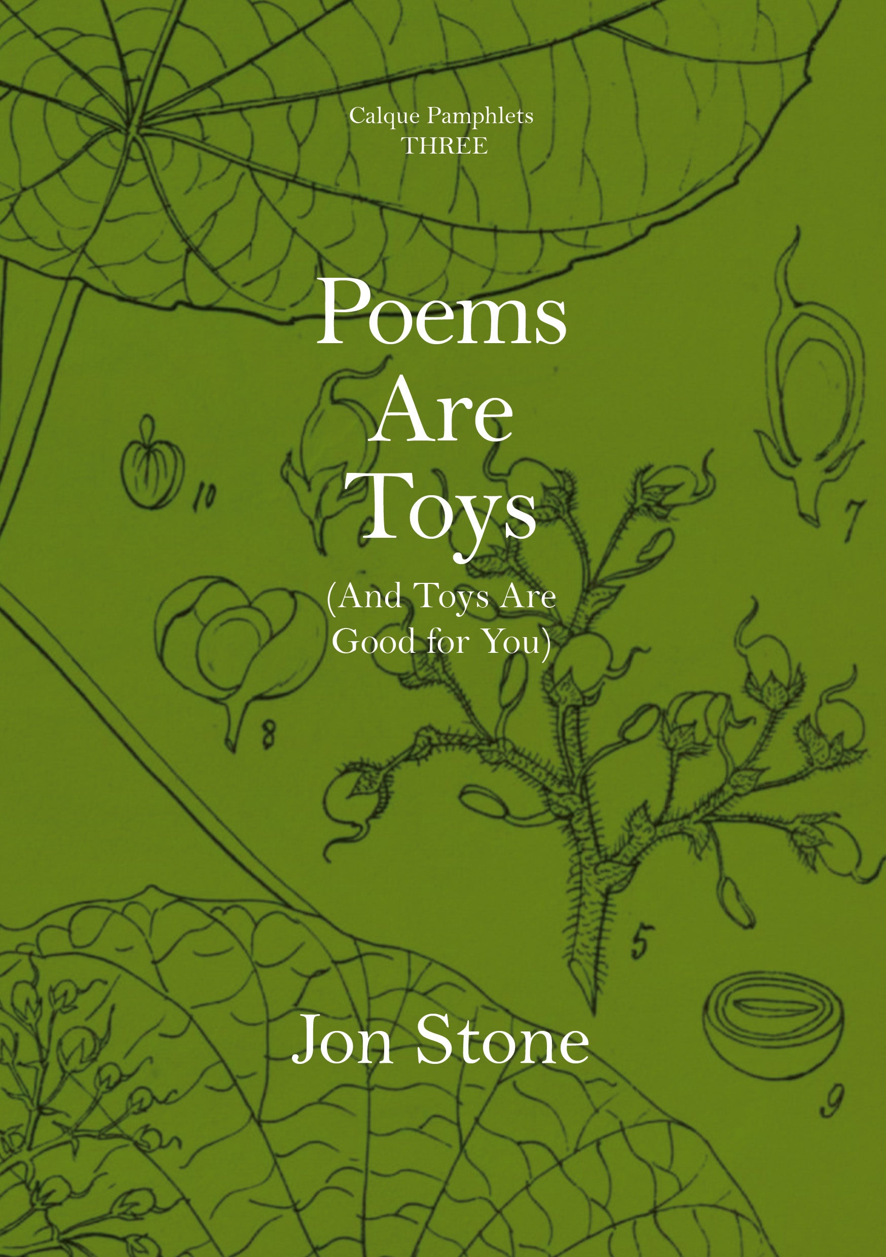 Pamphlet Three - Poems Are Toys (And Toys Are Good for You) – Calque Press